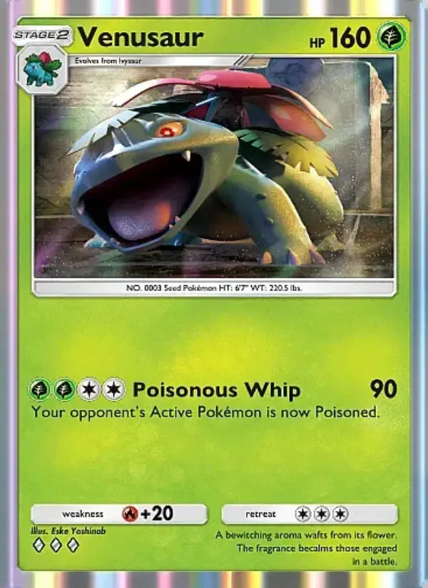 Venusaur Pokemon TCG Card - Crimson Blaze - TCGdex