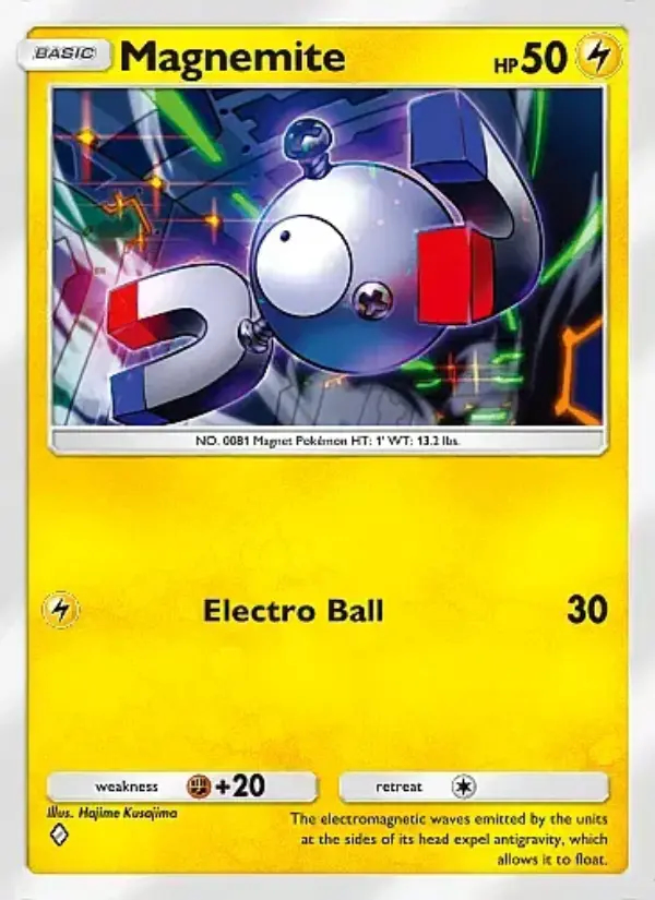Magnemite Pokemon TCG Card - Crimson Blaze - TCGdex