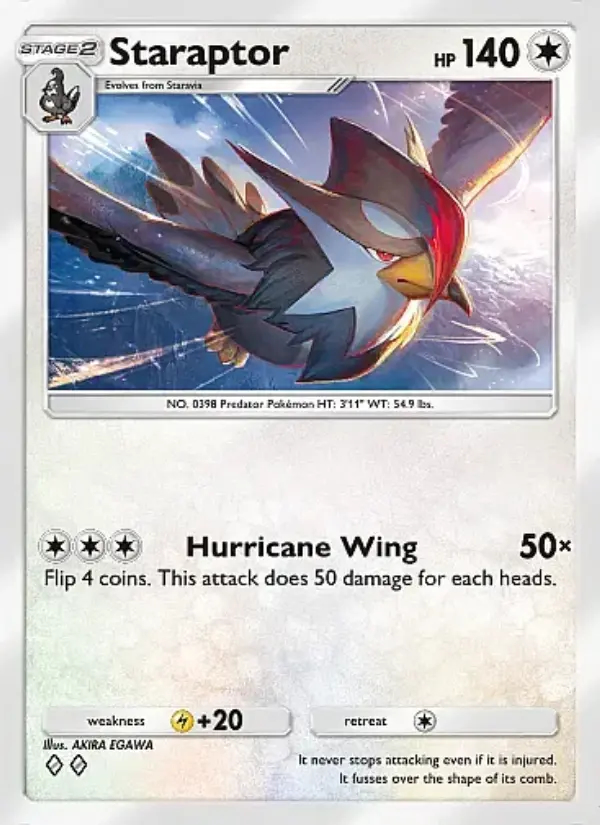 Staraptor Pokemon TCG Card - Crimson Blaze - TCGdex